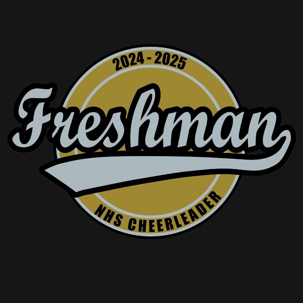 Traditional (Roster) Dri-Fit Freshman Black | NHS Cheer Backers