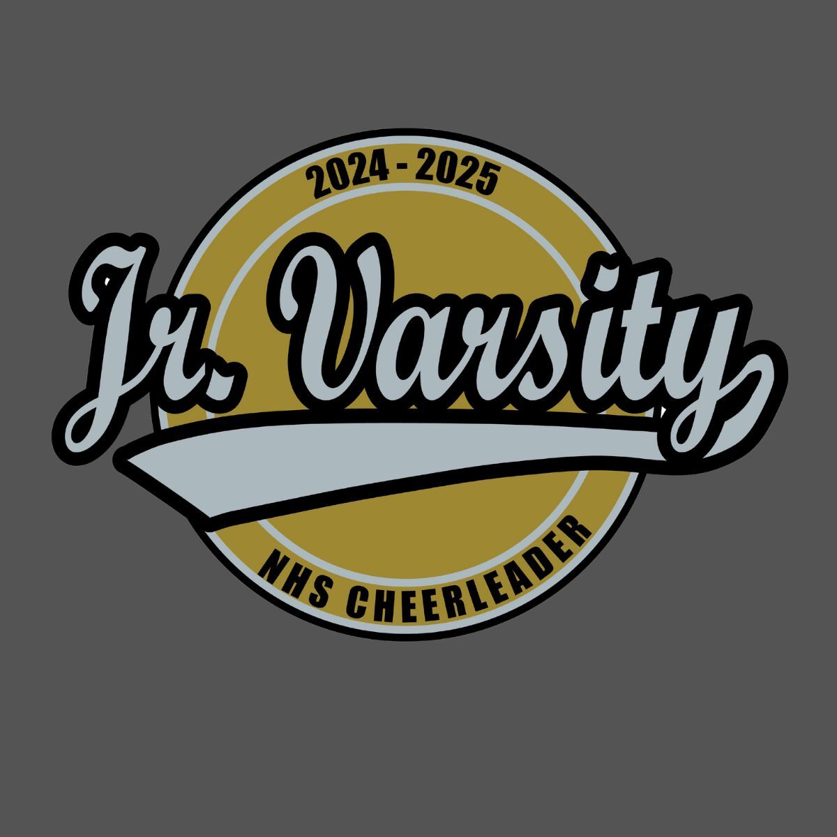 Traditional (Roster) Dri-Fit JV Gray | NHS Cheer Backers